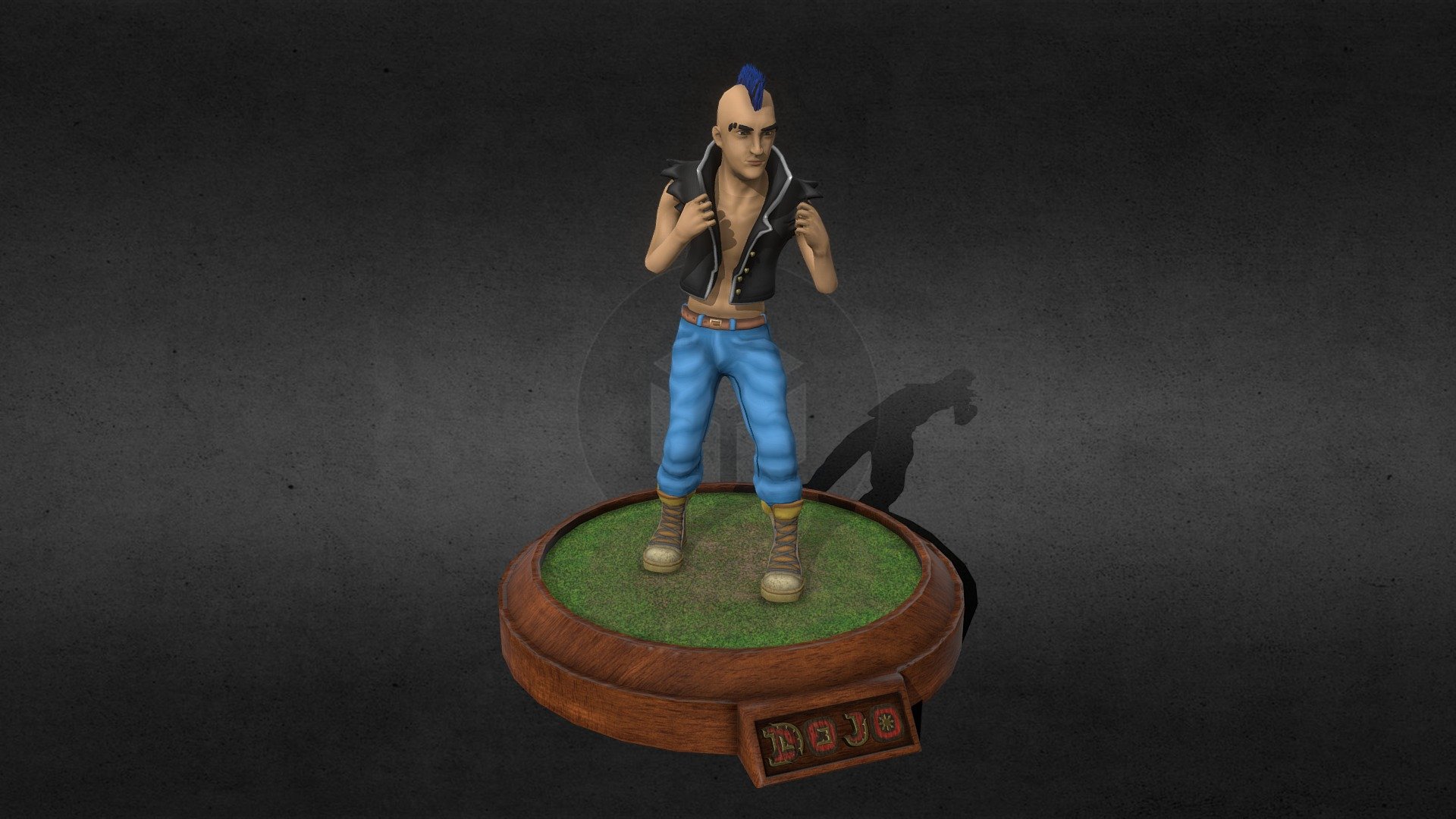 Villain_DOJO - 3D model by Davide Chiarenza (@IlTurco) [d09e6a4 ...