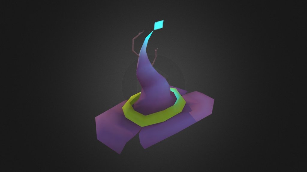 Wizard Hat - 3D model by Annaliese Bevan (@annibevan) [d0a0a8c] - Sketchfab