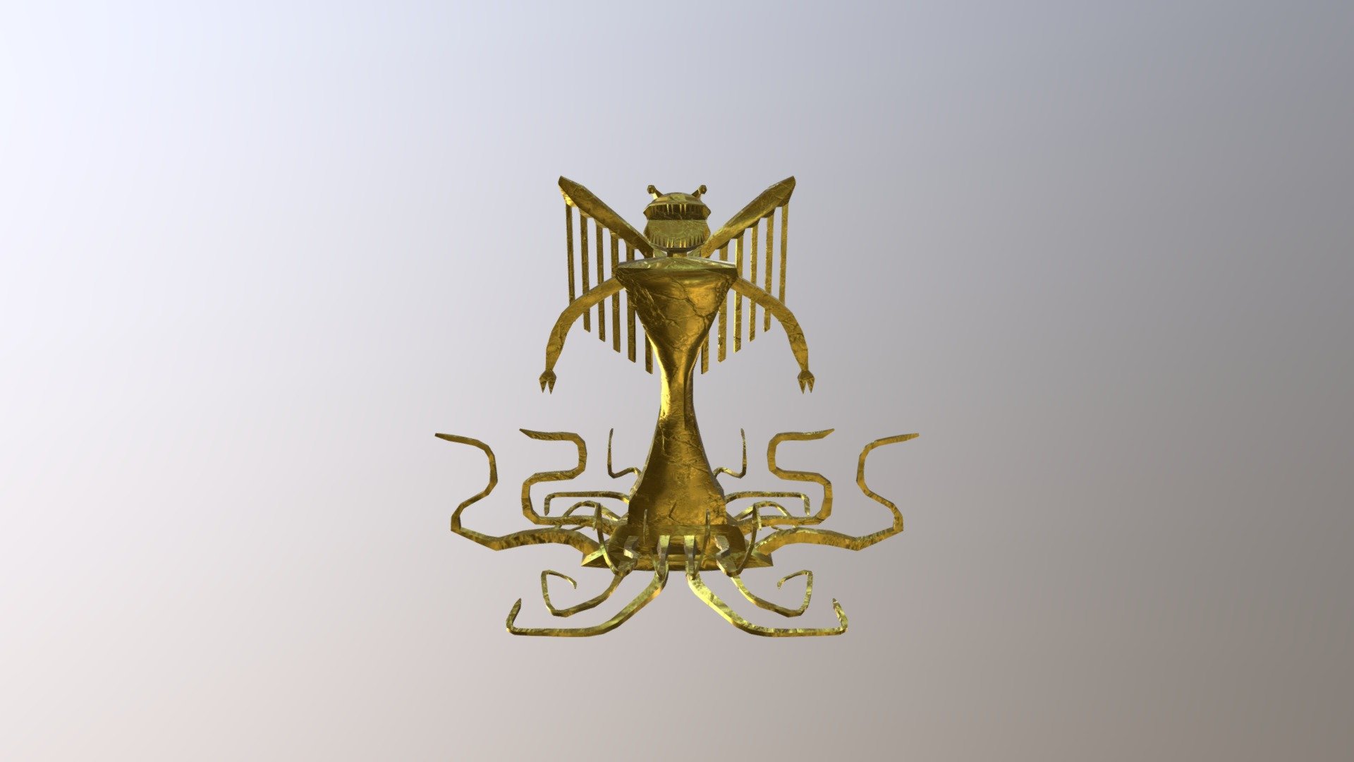 Character Staute - 3D model by Marc_Lyons [d0a1bdd] - Sketchfab