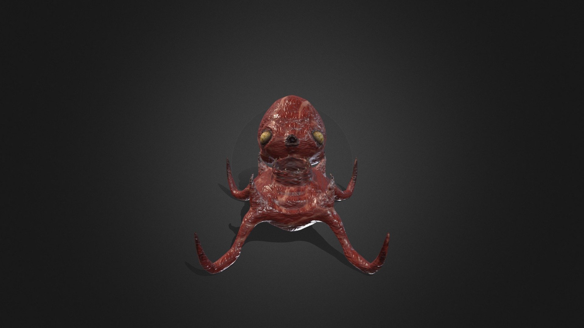 Mutated embryo monster spider creature - 3D model by sanusosanyaaa ...