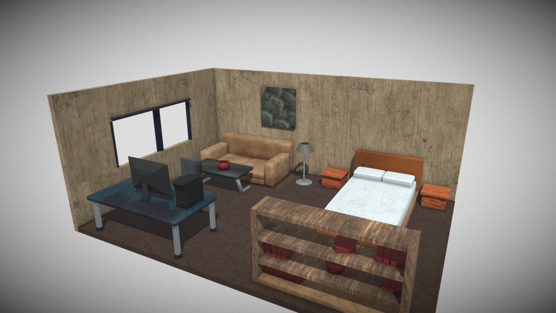 CUARTO - 3D model by Hasop [d0a3681] - Sketchfab