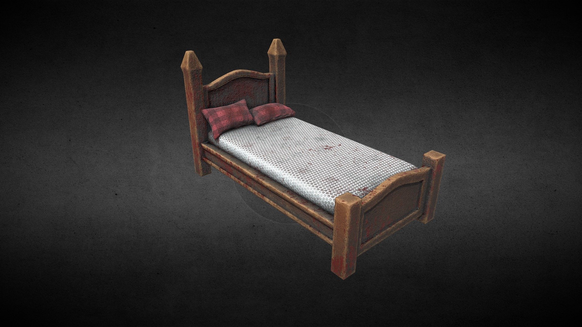 Post-Apocalyptic Bed - Download Free 3D model by Arslan Khasanov ...