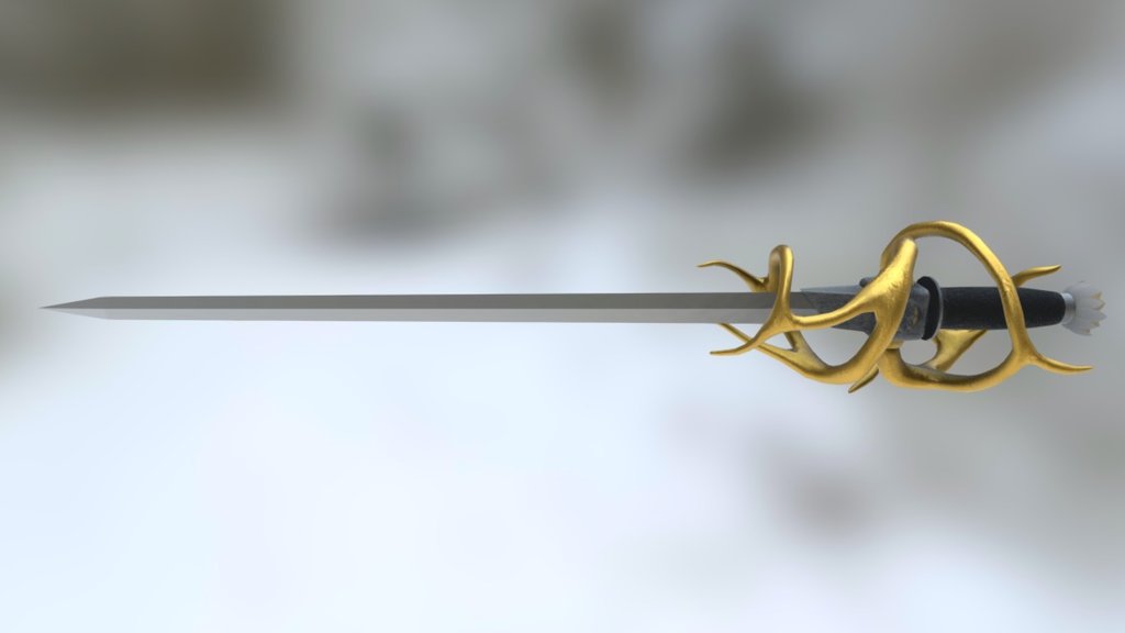 Royal Sword - 3D model by JJ Curtin (@jjcurtin) [d0a6832] - Sketchfab