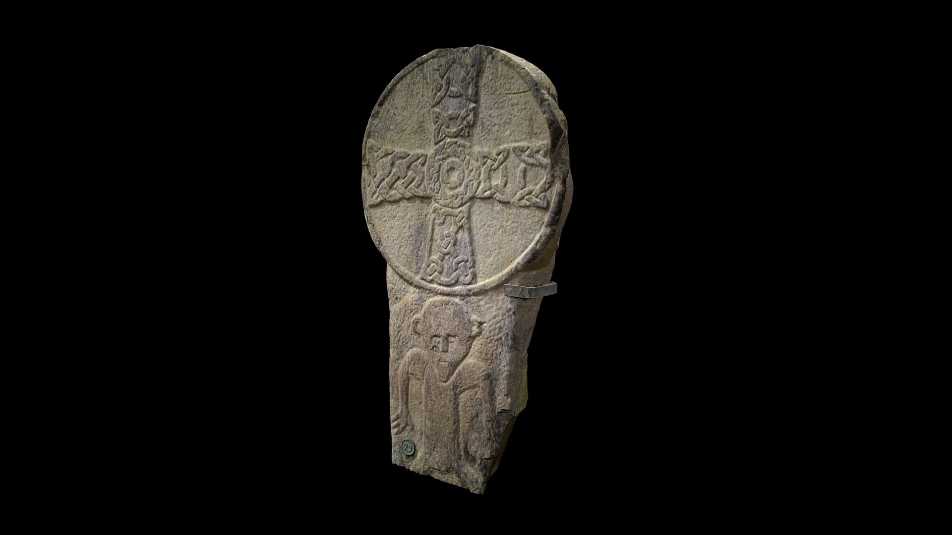 Keeill Chiggyrt Cross Slab (Manx Cross 79) - 3D model by ...