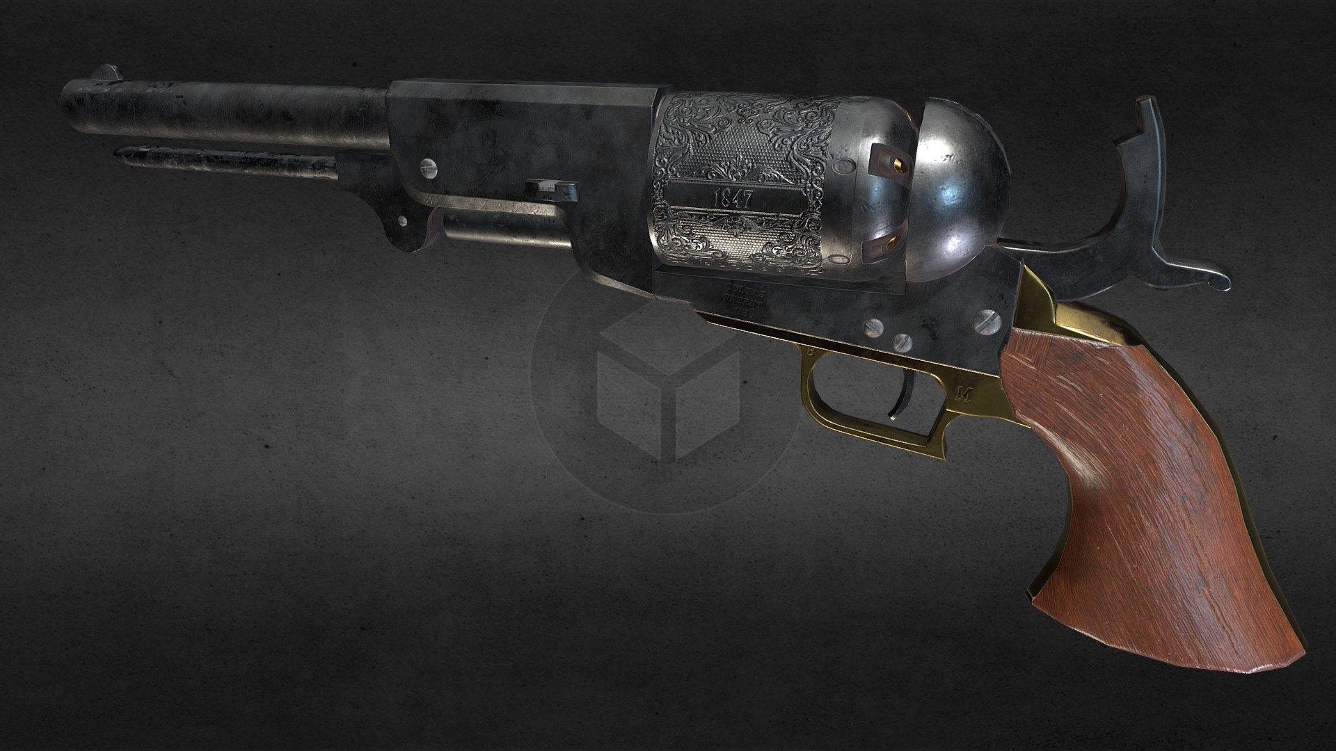 Colt Walker - 3D model by yaloken [d0b082d] - Sketchfab