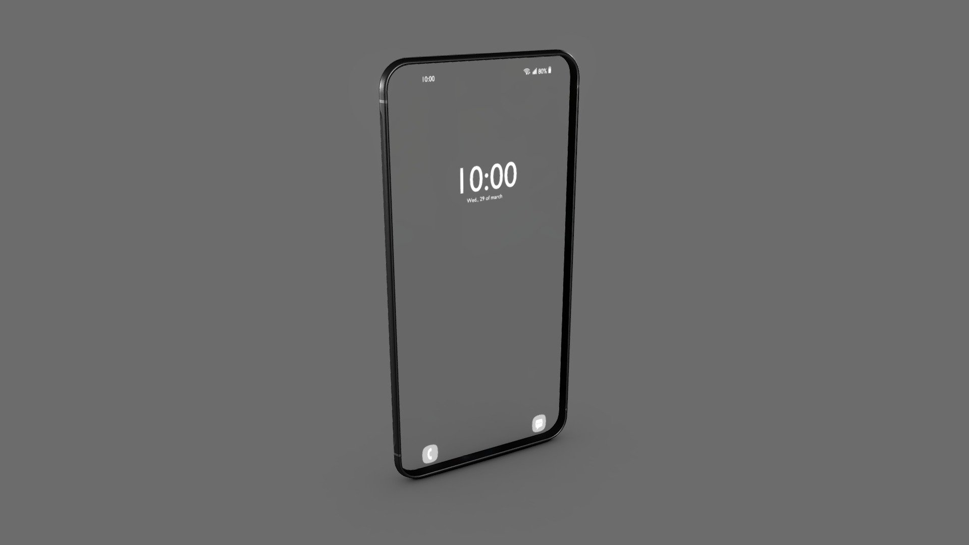 Glass Smartphone Design - Download Free 3D model by Jeferson Camargo ...