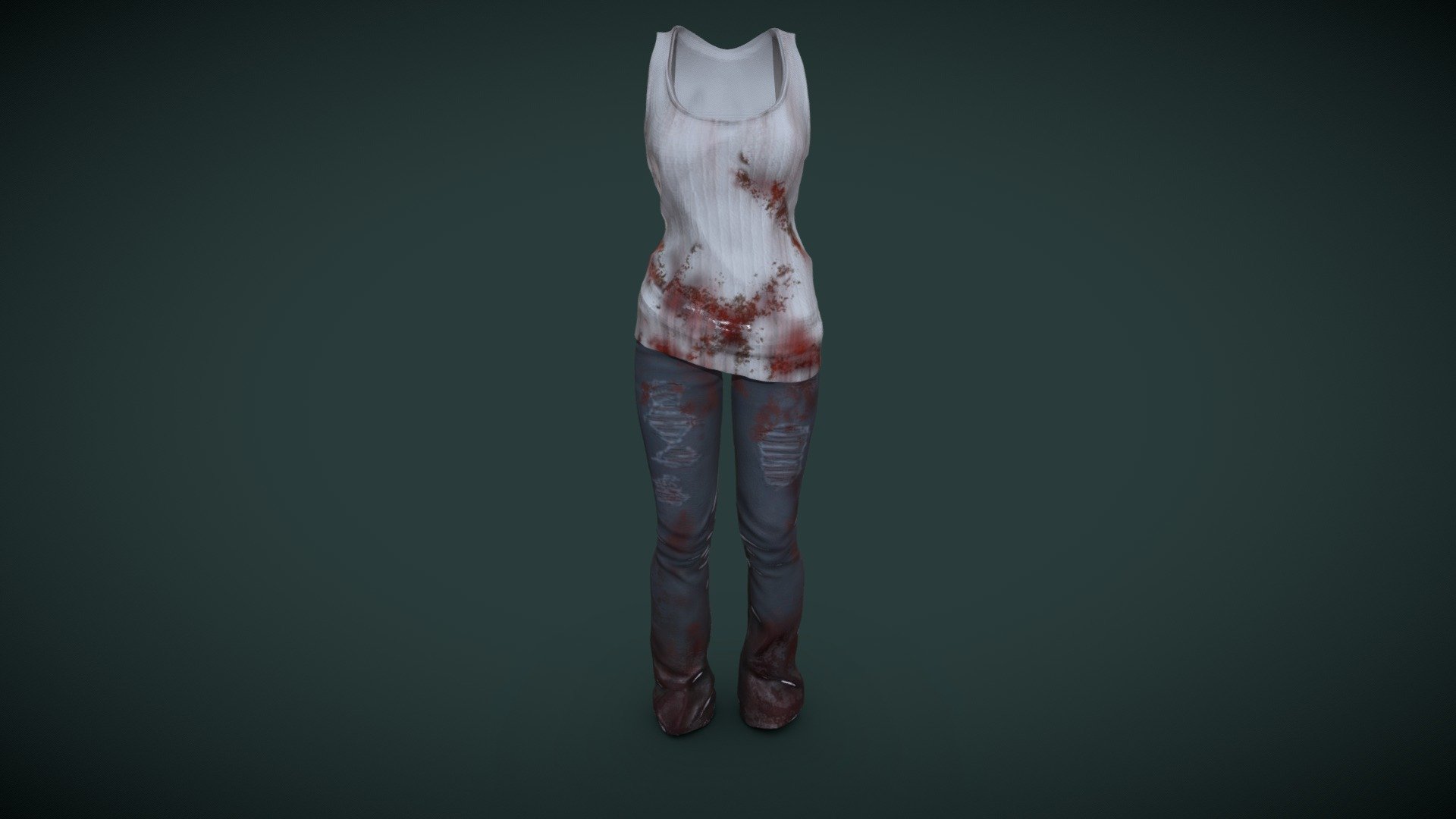 Zombie Apocalypse clothes - Download Free 3D model by Alannajl [d0b1110 ...