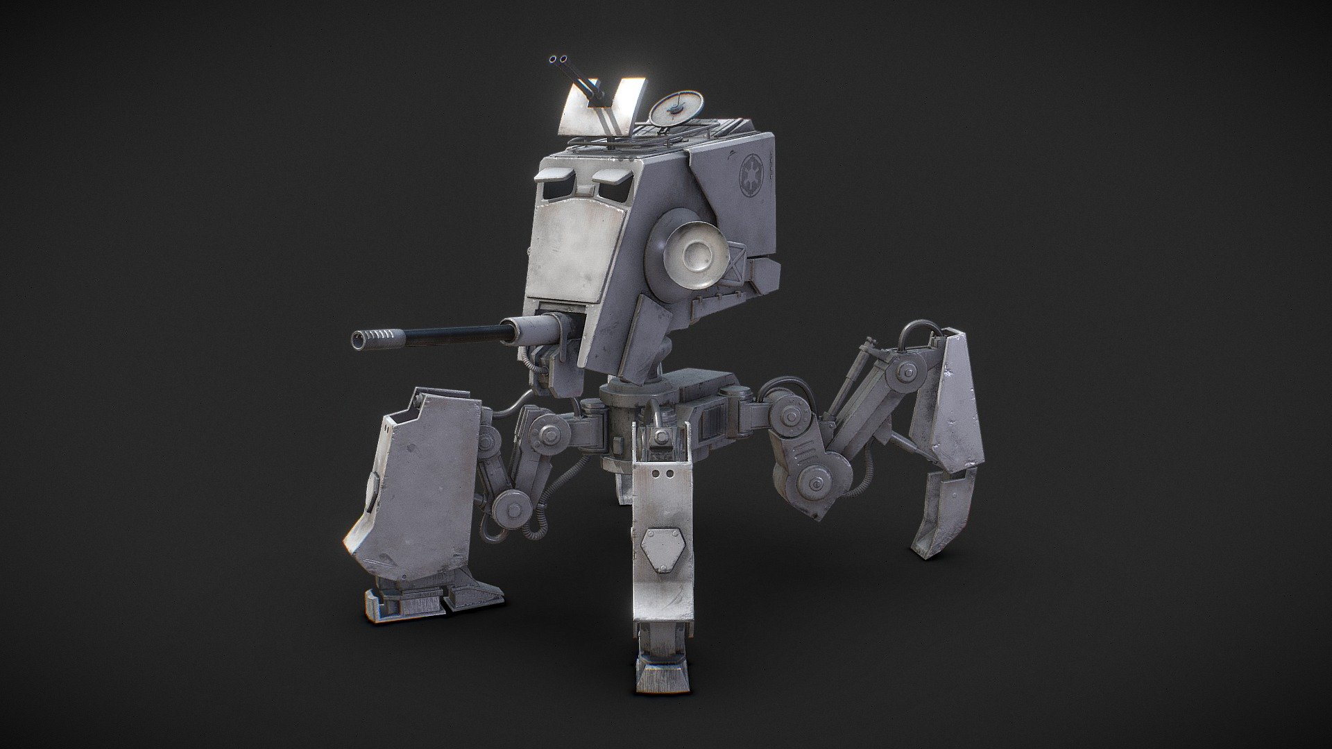 STAR WARS Heavy ATST - Concept by Shane Molina - Download Free 3D model ...