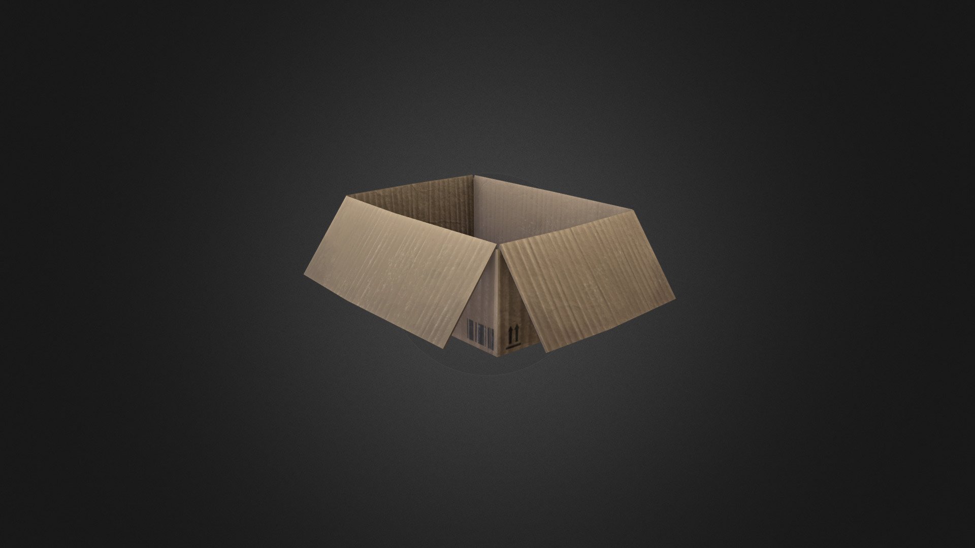 Cardboard Box - 3D model by Strix (@Cresent78) [d0b2ba7] - Sketchfab