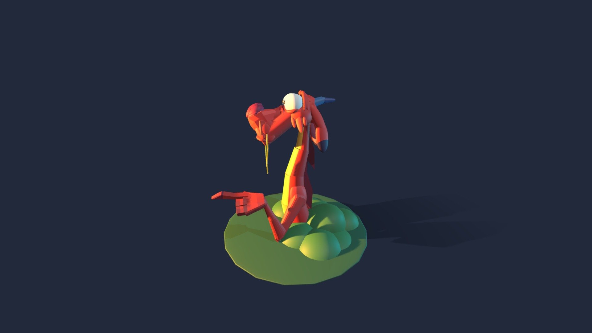 Mushu - 3D model by Thea Liseth (@dothea) [d0b37b2] - Sketchfab