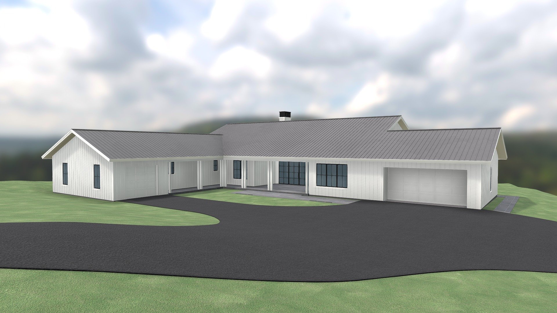 Hoffman-Morgan Residence - 3D model by XR3D.com (@XR3D) [d0b39b6 ...