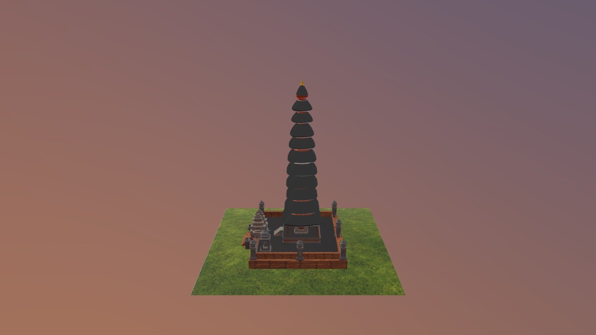 Balinese Shiva Temple - 3D model by Yuvaan Purohit (@Prince.Purohit ...