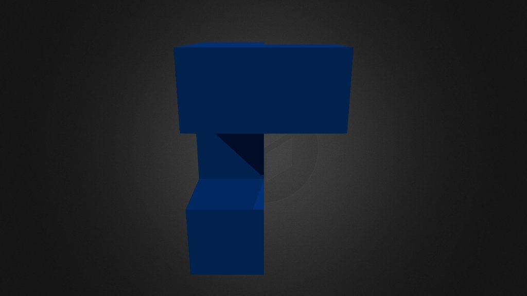 Blue Part - 3D model by ahamm [d0b5b1d] - Sketchfab