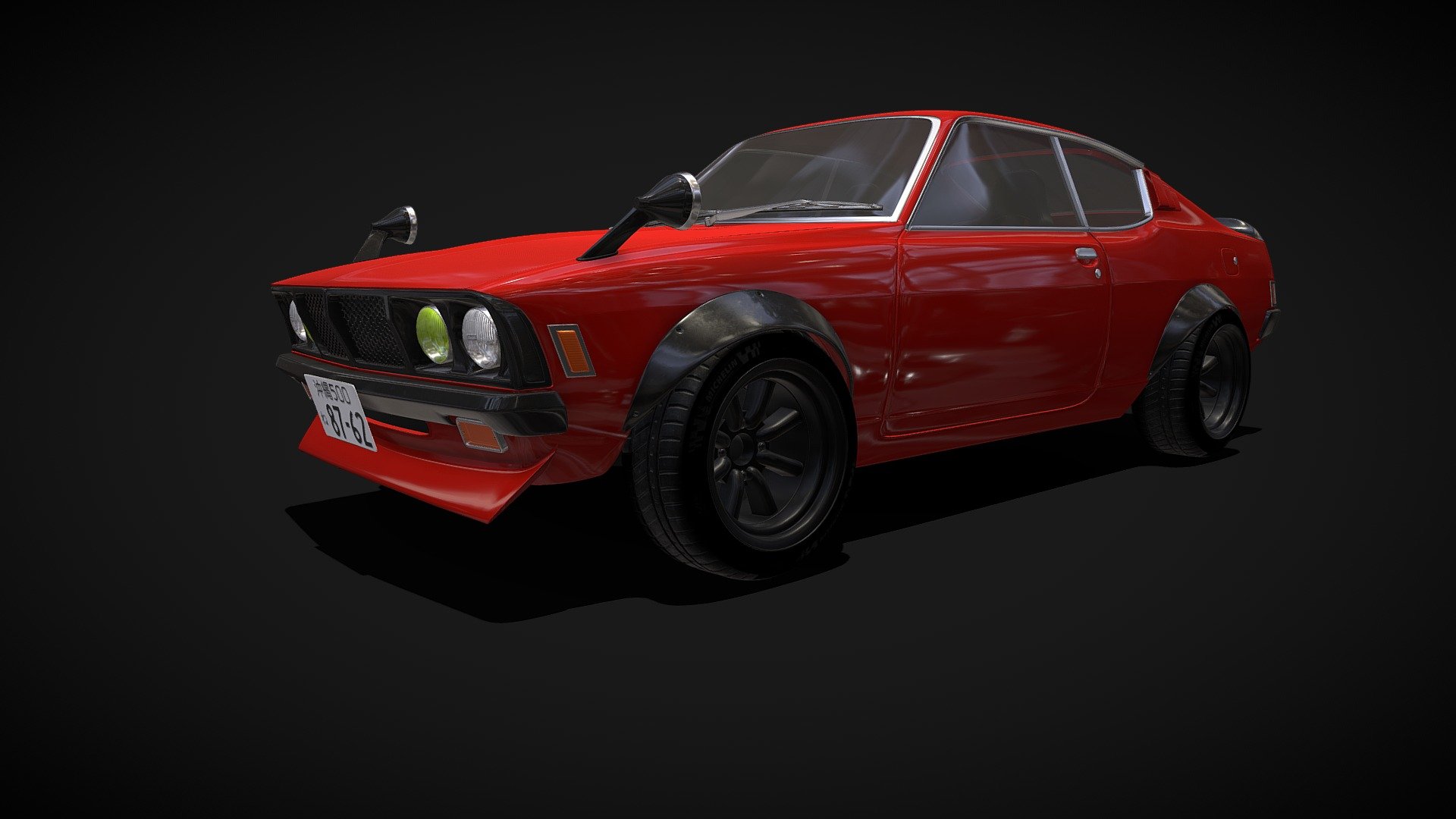 Mitsubishi Colt Galant GTO 1975 - Download Free 3D model by Ky3mi4 ...