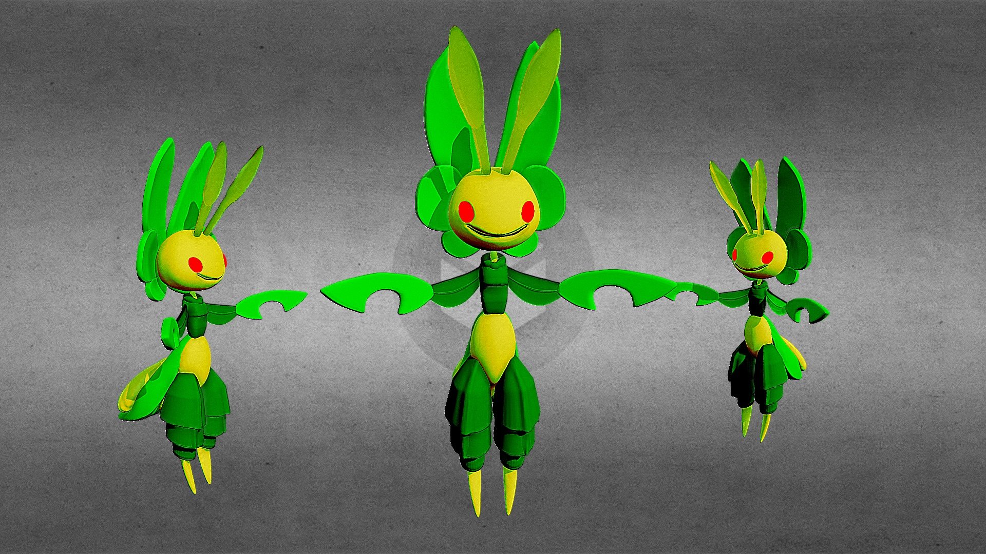 pokemon LEAVANNY - 3D model by herogamer0108 [d0b7cc9] - Sketchfab