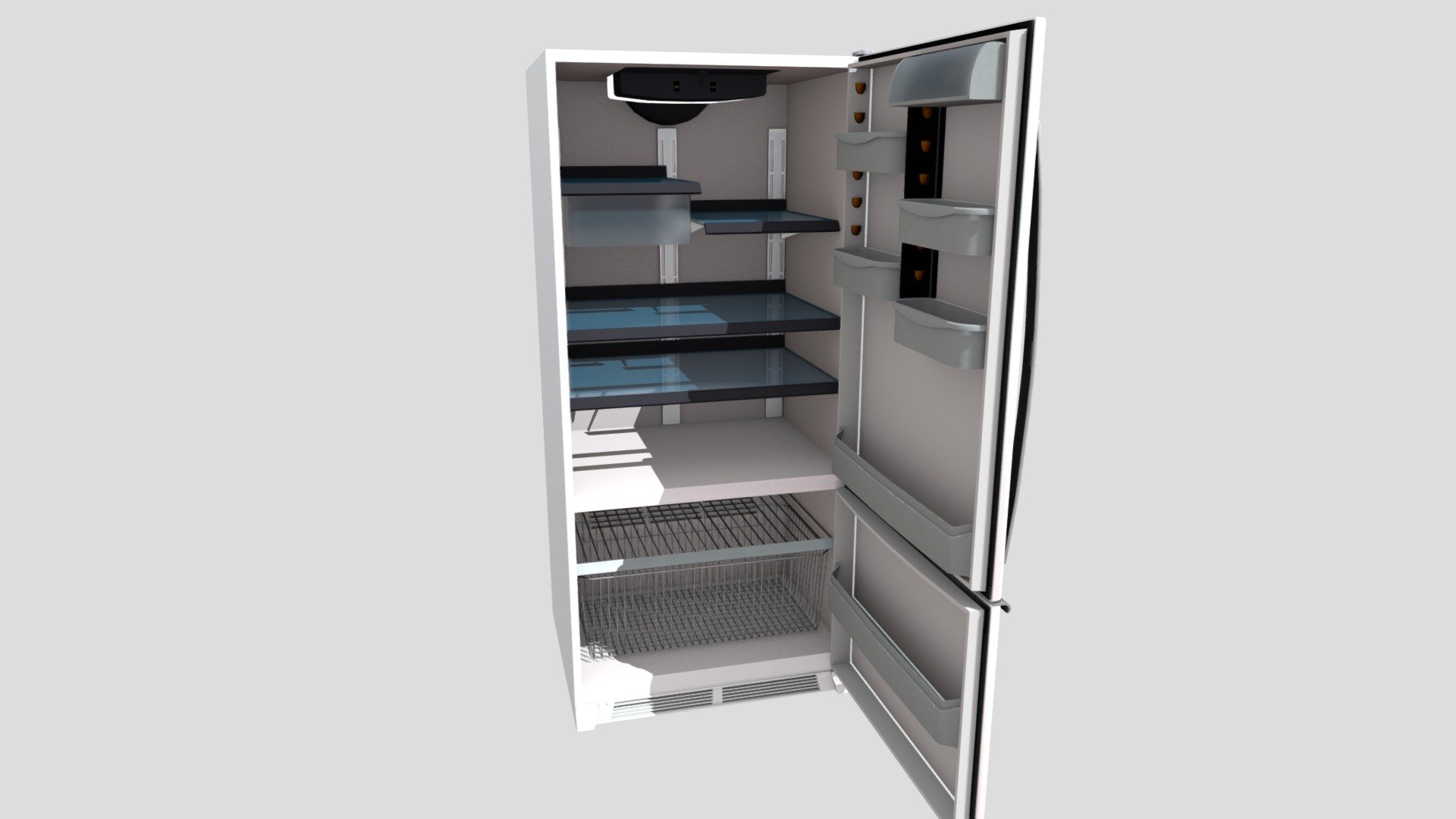 fridge - Download Free 3D model by Dawn (@dawnio) [d0ba8b9] - Sketchfab
