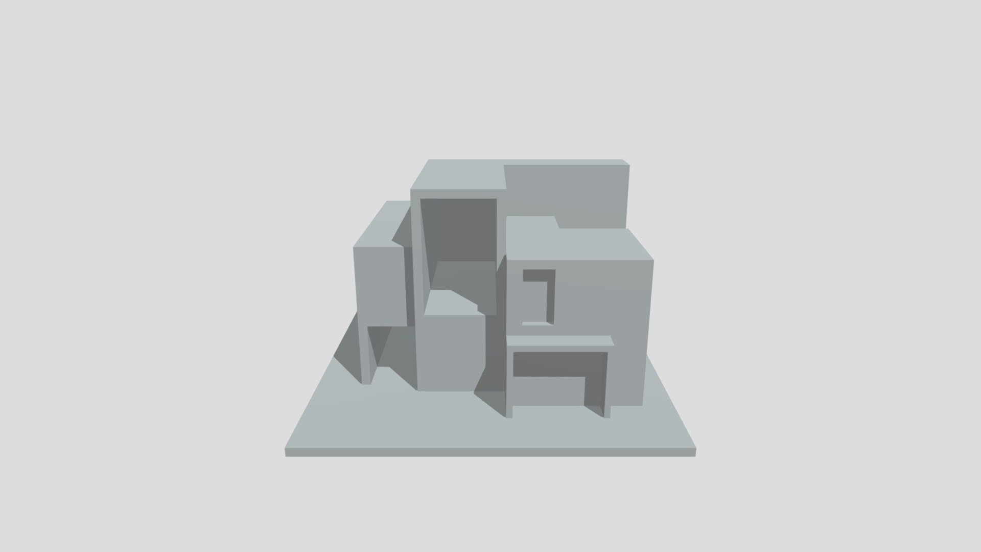 Simple House Model - Download Free 3D model by mind_myy [d0bb462 ...