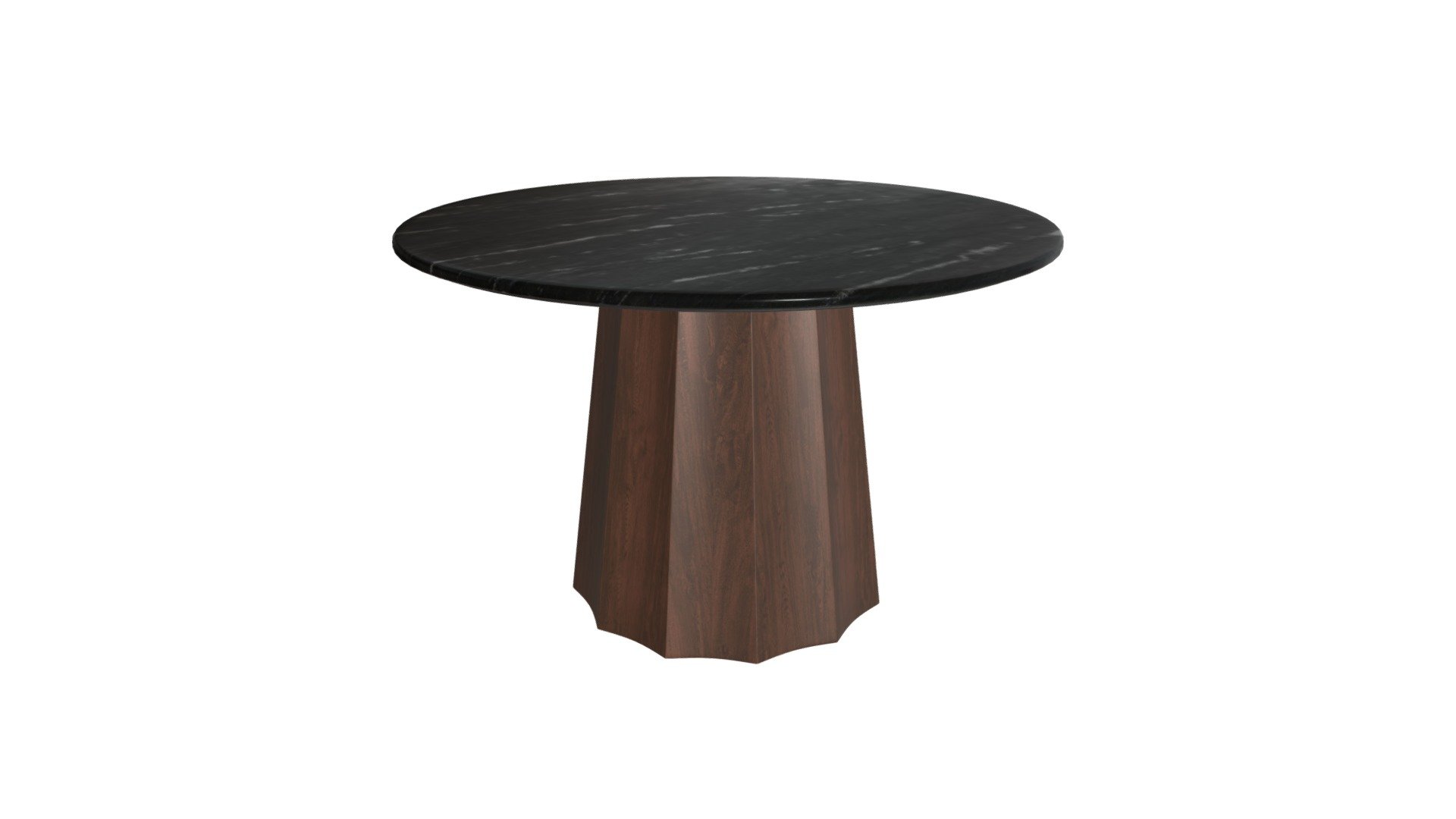 Aipe Dining Table Black & Brown - 110248 - Buy Royalty Free 3D model by ...