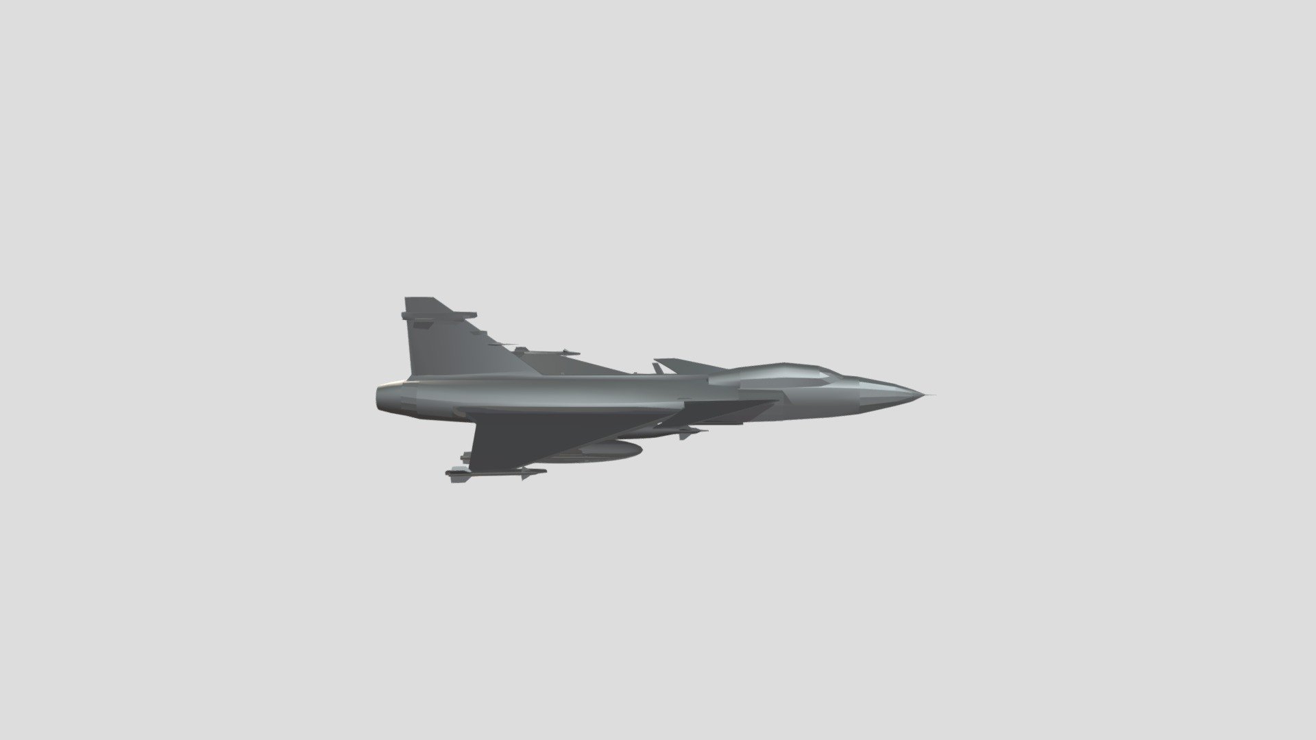 JAS 39 Gripen - Download Free 3D model by Emanuelb [d0bd590] - Sketchfab
