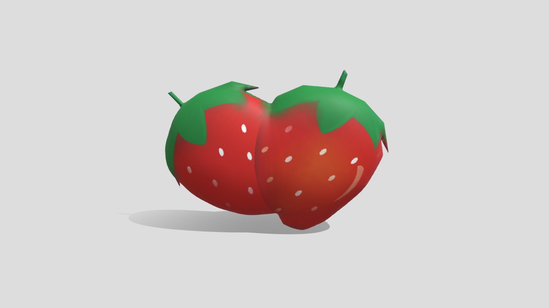 Strawberry - 3D model by arininuraeni [d0be1ad] - Sketchfab