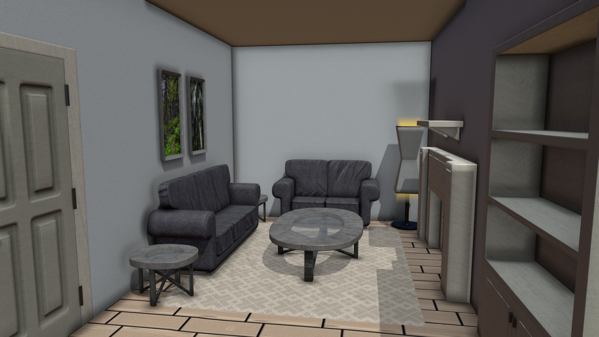 Living Room - Buy Royalty Free 3D model by powers28 [d0bf90e ...