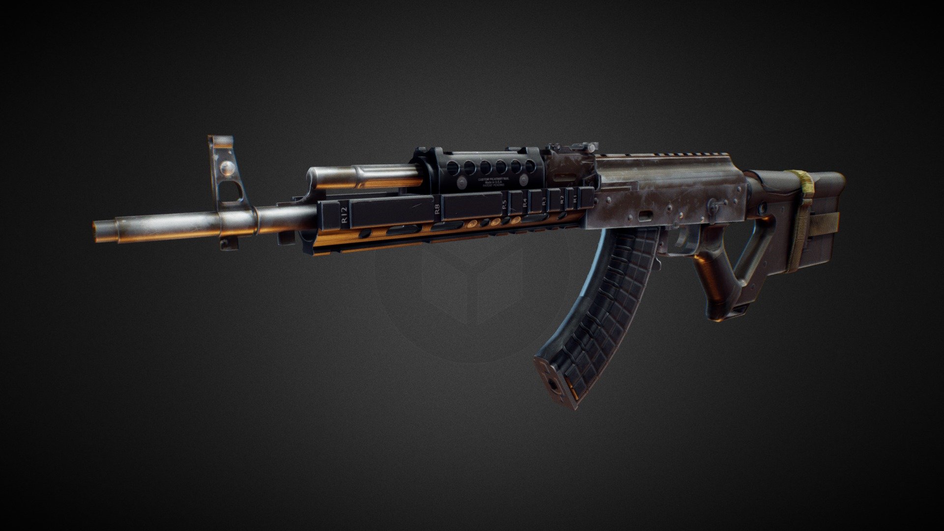 Assault Rifle M762 - Buy Royalty Free 3D model by Nik3D (@niksarb ...