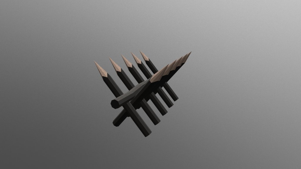 Spike Barricade - 3D model by Ivan_T (@ivan_) [d0c3174] - Sketchfab
