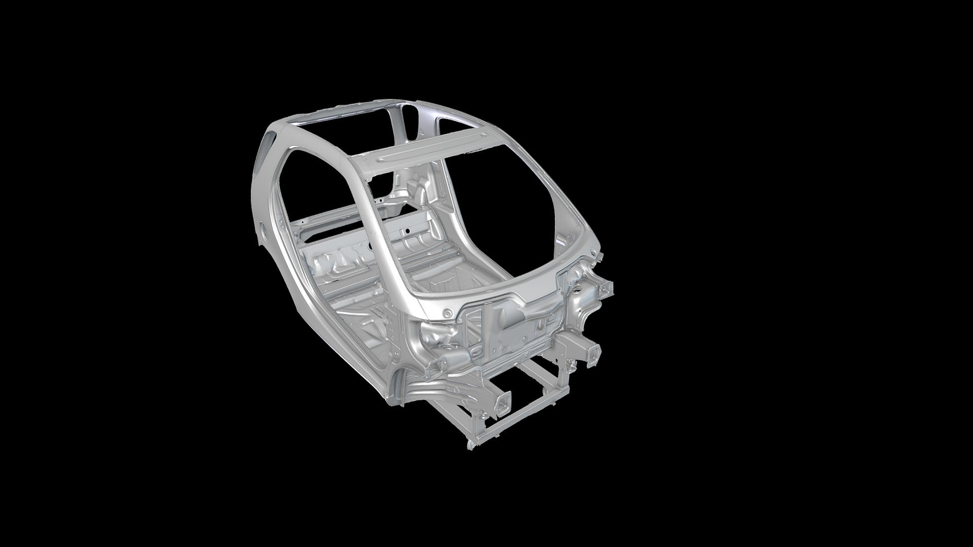 Smart Car Frame - Download Free 3D model by Direct Dimensions (@dirdim ...