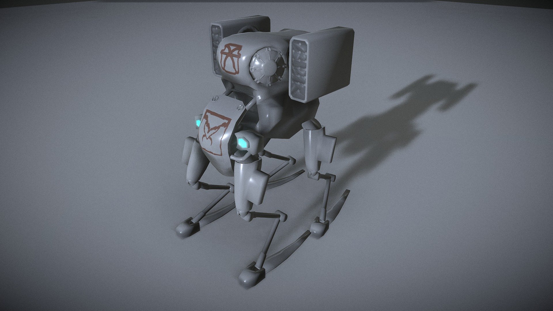 Robot Concept - 3D model by falsher [d0c38eb] - Sketchfab