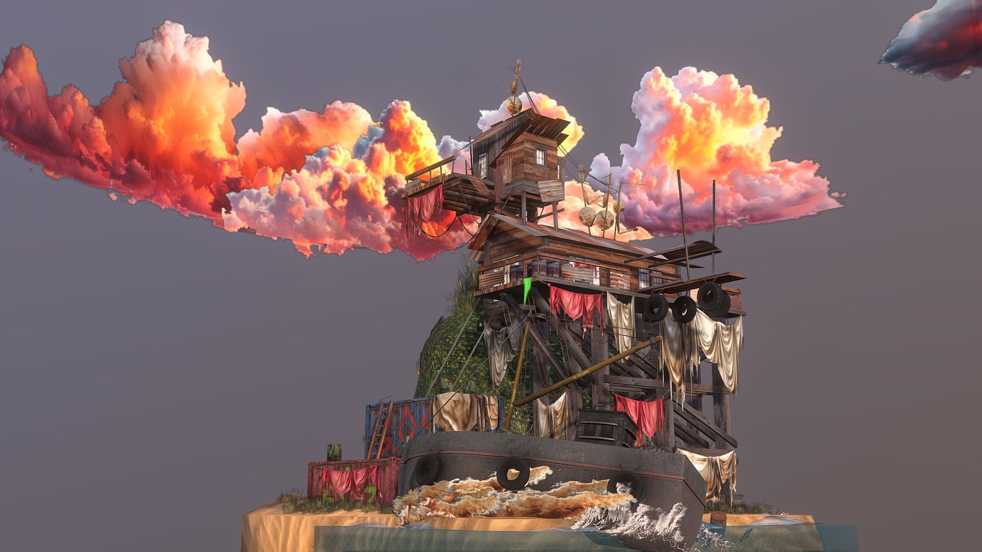 DAE Diorama - Rustborn - Download Free 3D model by Kevin Perlado ...