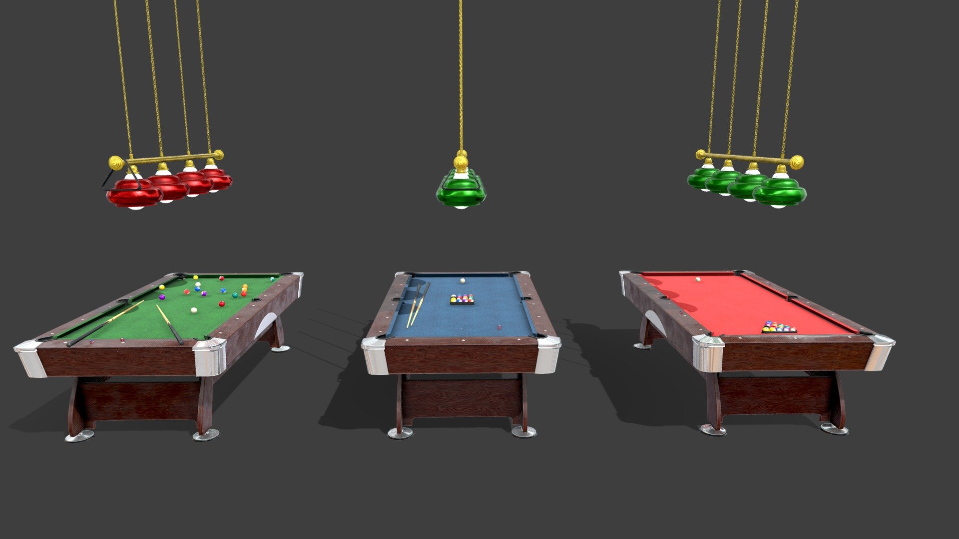 Pool Table Pack - Buy Royalty Free 3D model by Breakunt Games ...