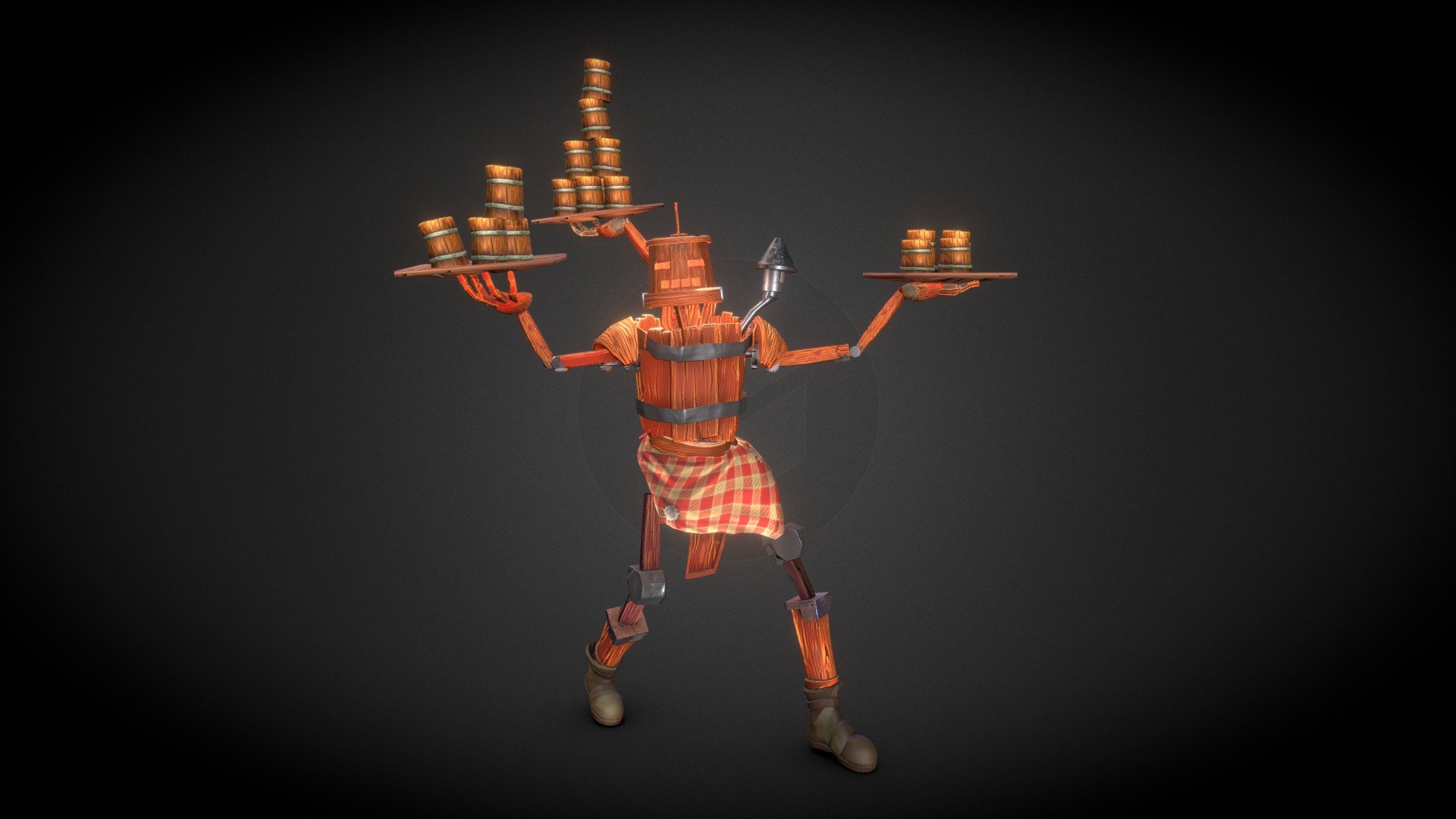 Maderin, The Innkeeper Assistant - 3D model by Joel Coxca (@Joel.B ...