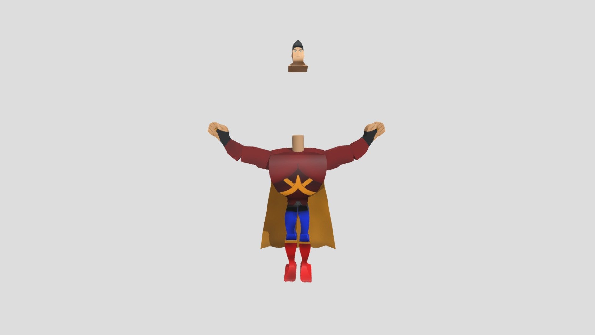 Superhero character - 3D model by dragonguardian21 [d0c95b3] - Sketchfab