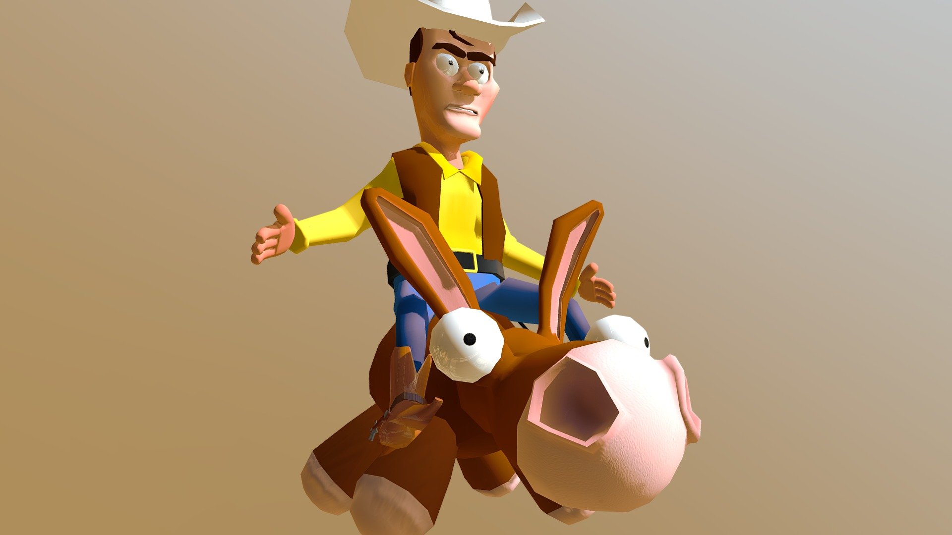 Cowboy - Download Free 3D model by Rickerson (@Rickerson.Martines ...