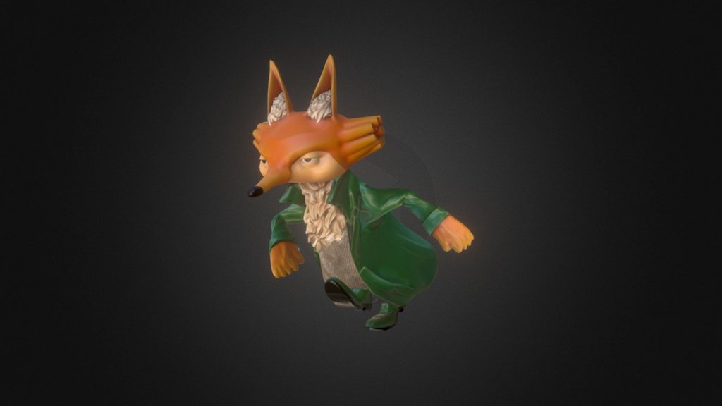Fox - 3D model by kurosaurus [d0cad3b] - Sketchfab