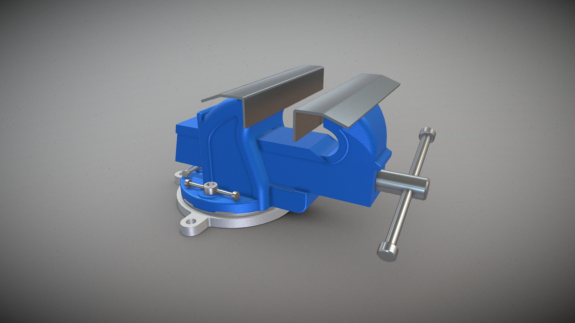 Bankschroef met spanplaten - 3D model by Stichting Consortium ...