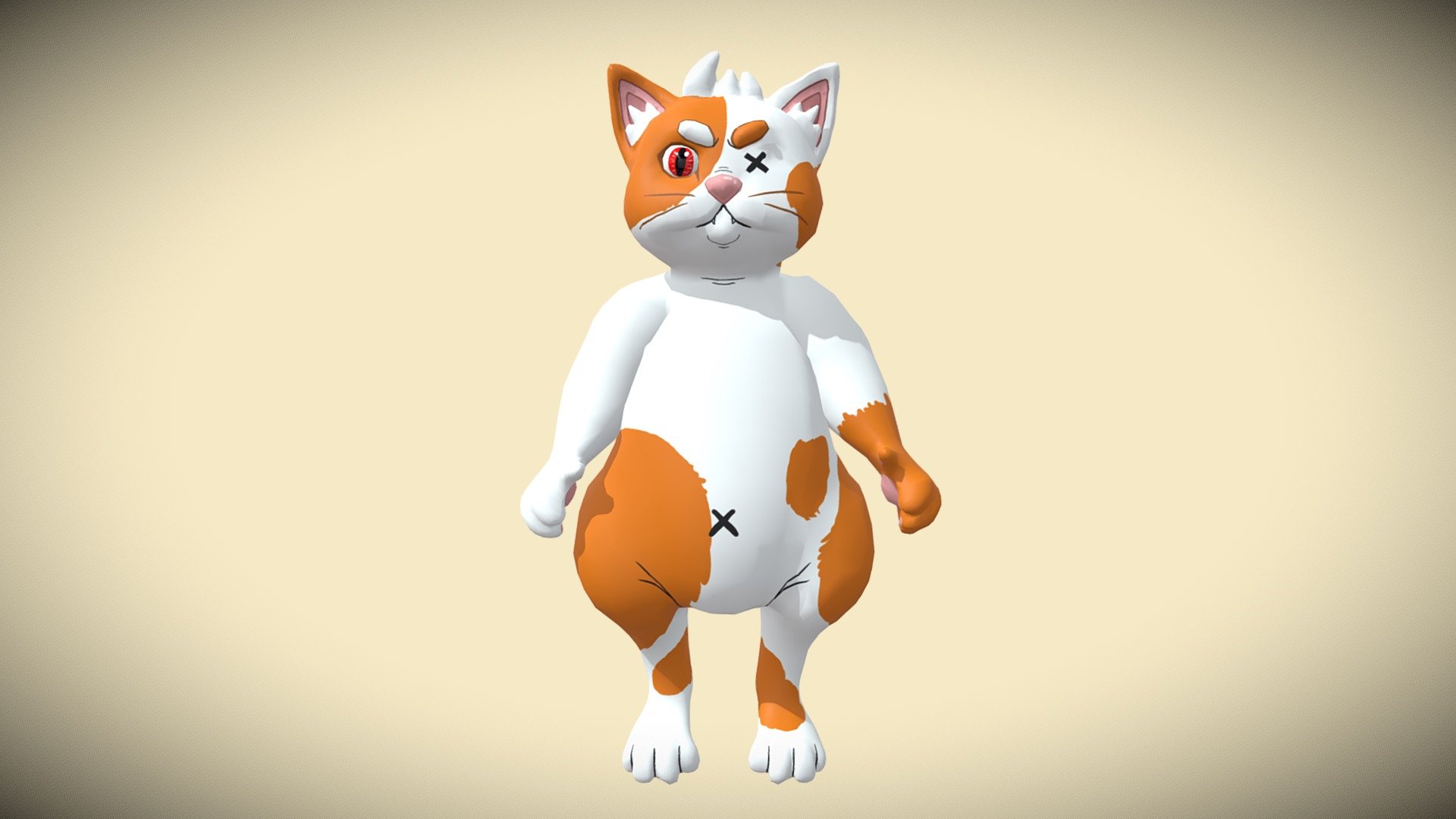Meowfia Boss - Download Free 3D model by Leah C. Holm (@leahcholm ...