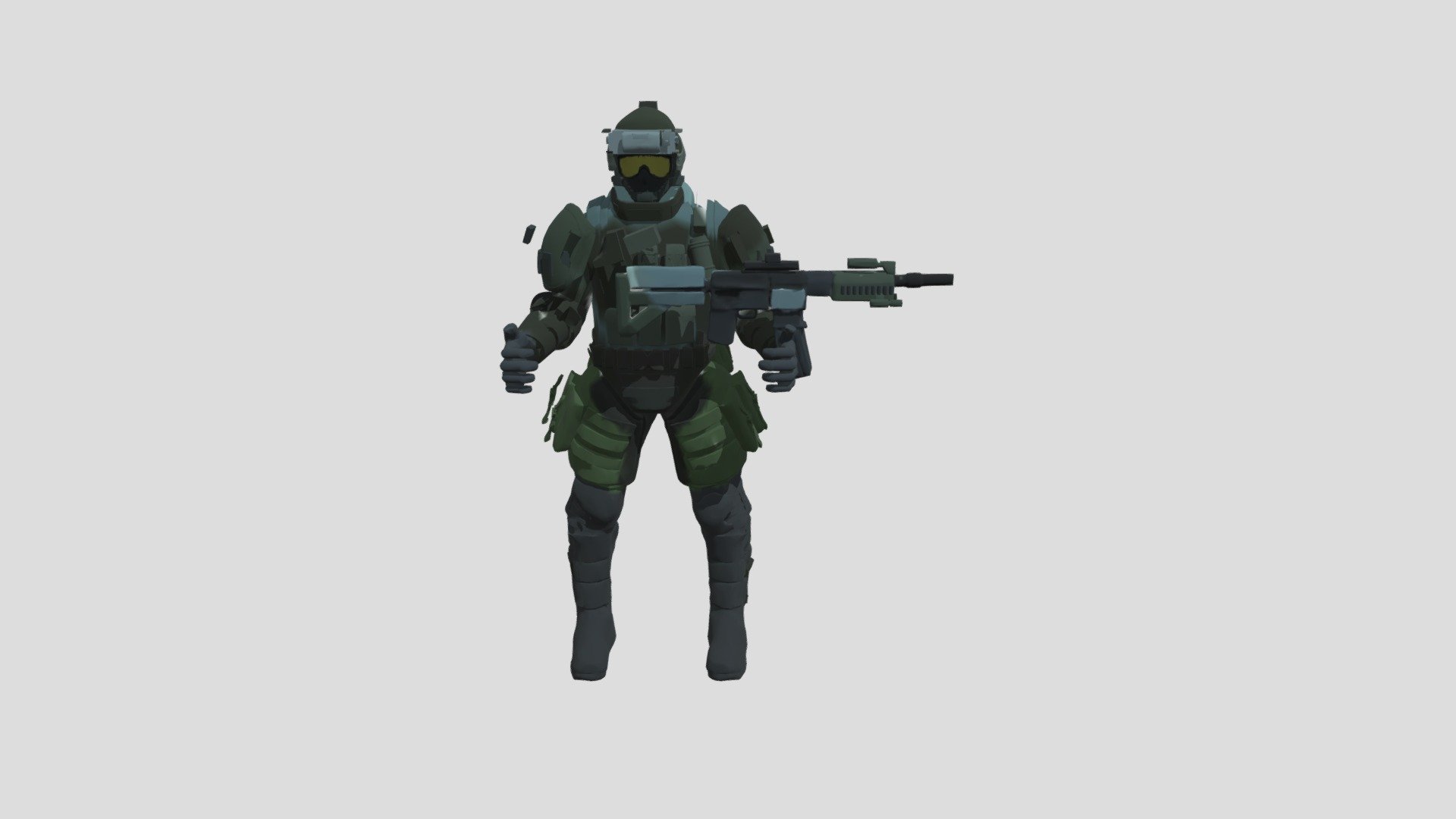 Futuristic Soldier - Download Free 3D model by maddex88 [d0cefcb ...