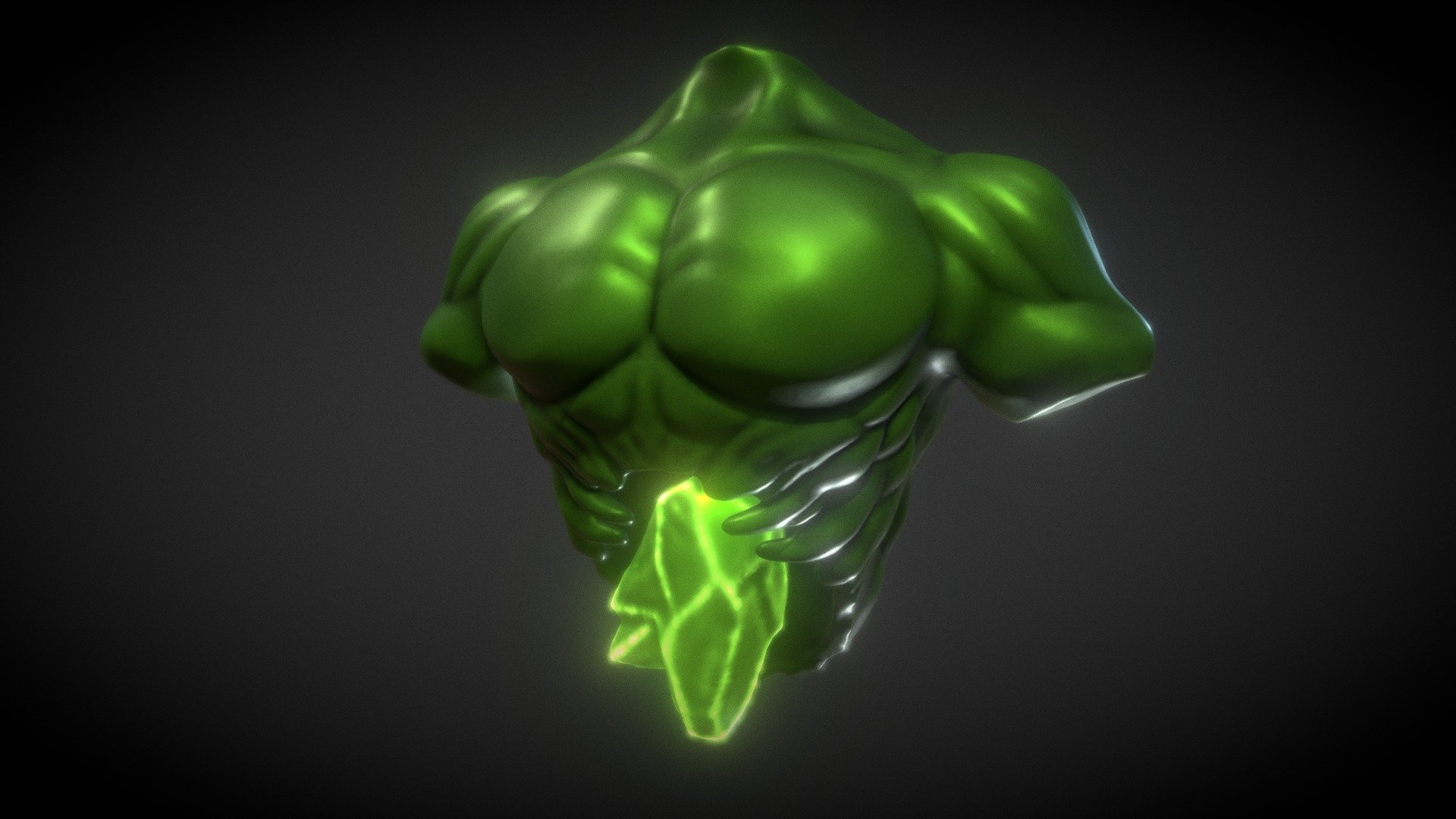 SculptJanuary #3 Body: Chest - 3D model by diegoalnkr [d0d0652] - Sketchfab