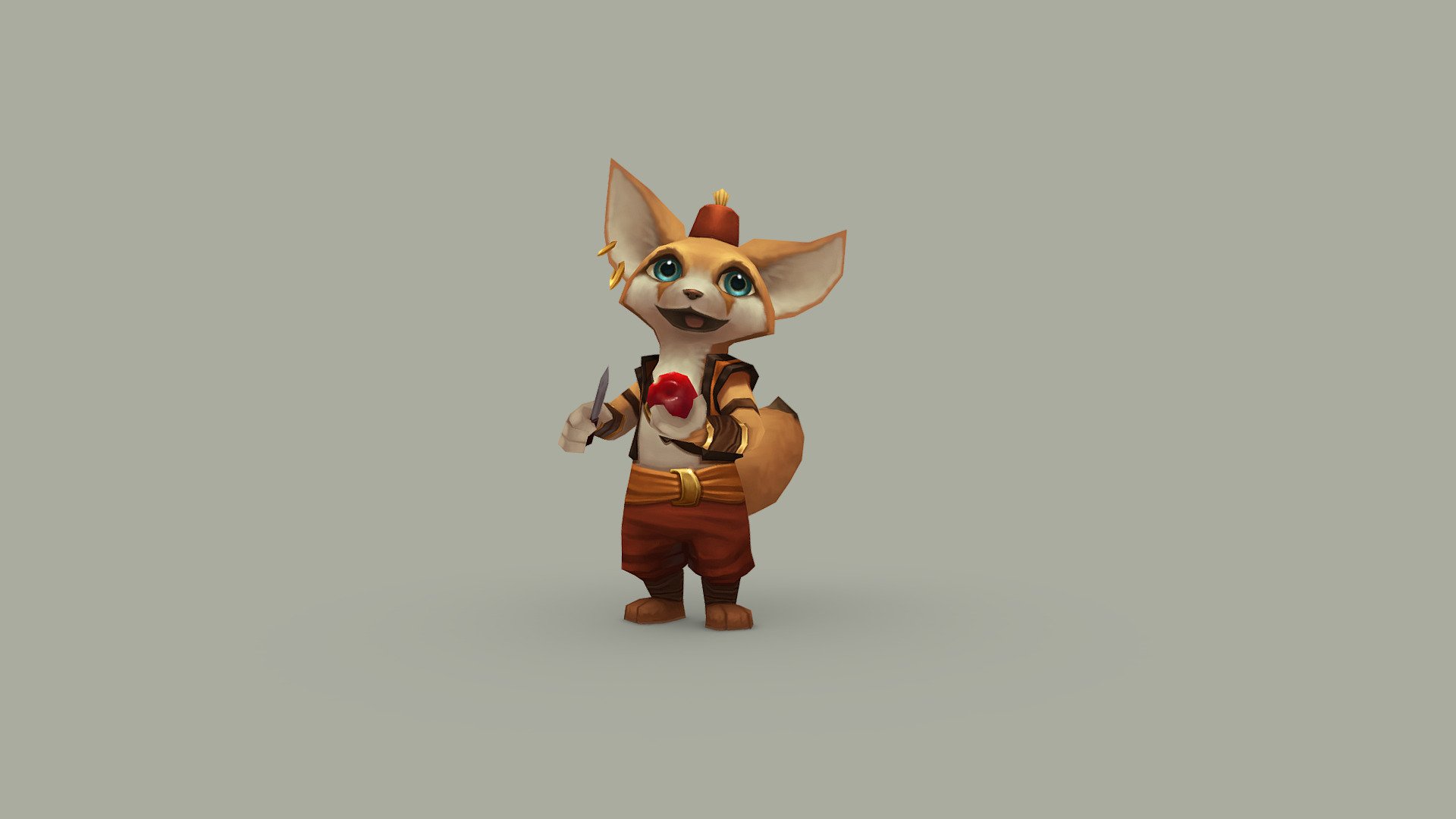 Fennec_Model - 3D model by ryan.a.avis [d0d453c] - Sketchfab