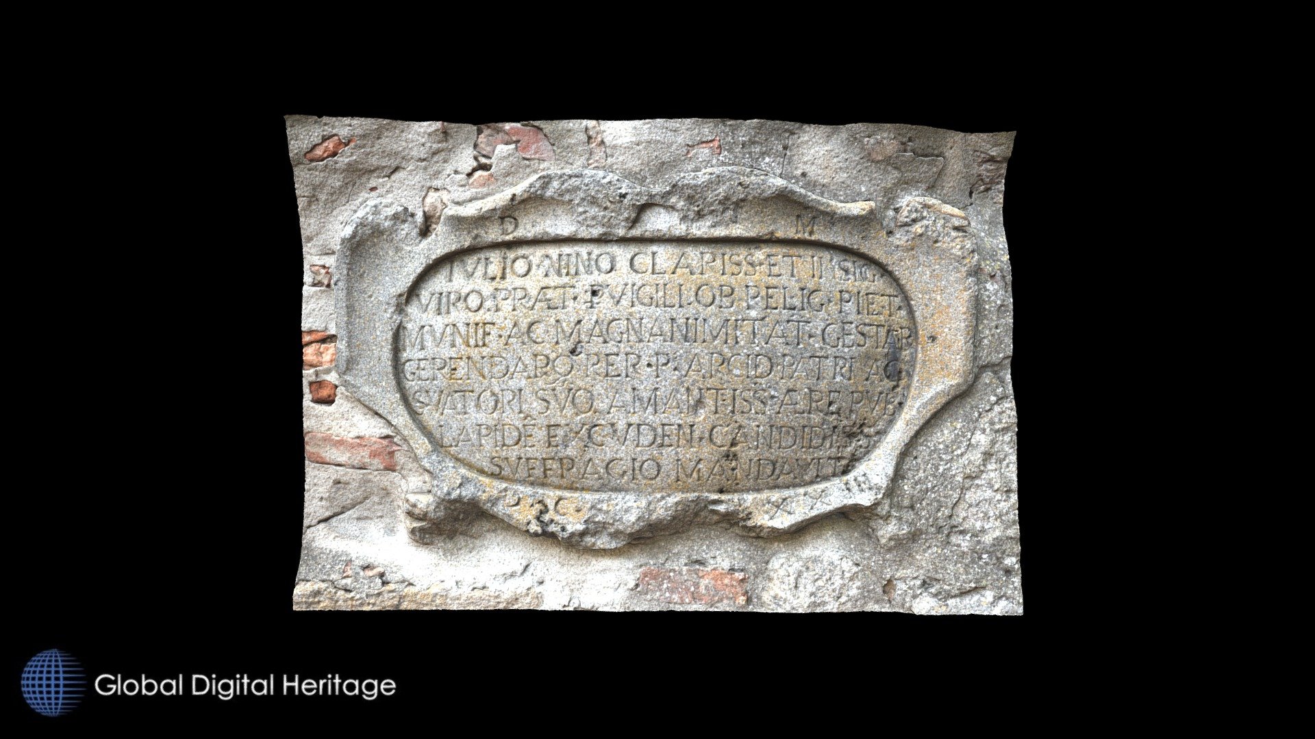 Stone Shield, Aldobrandeschi Castle. Arcidosso - Download Free 3D model ...
