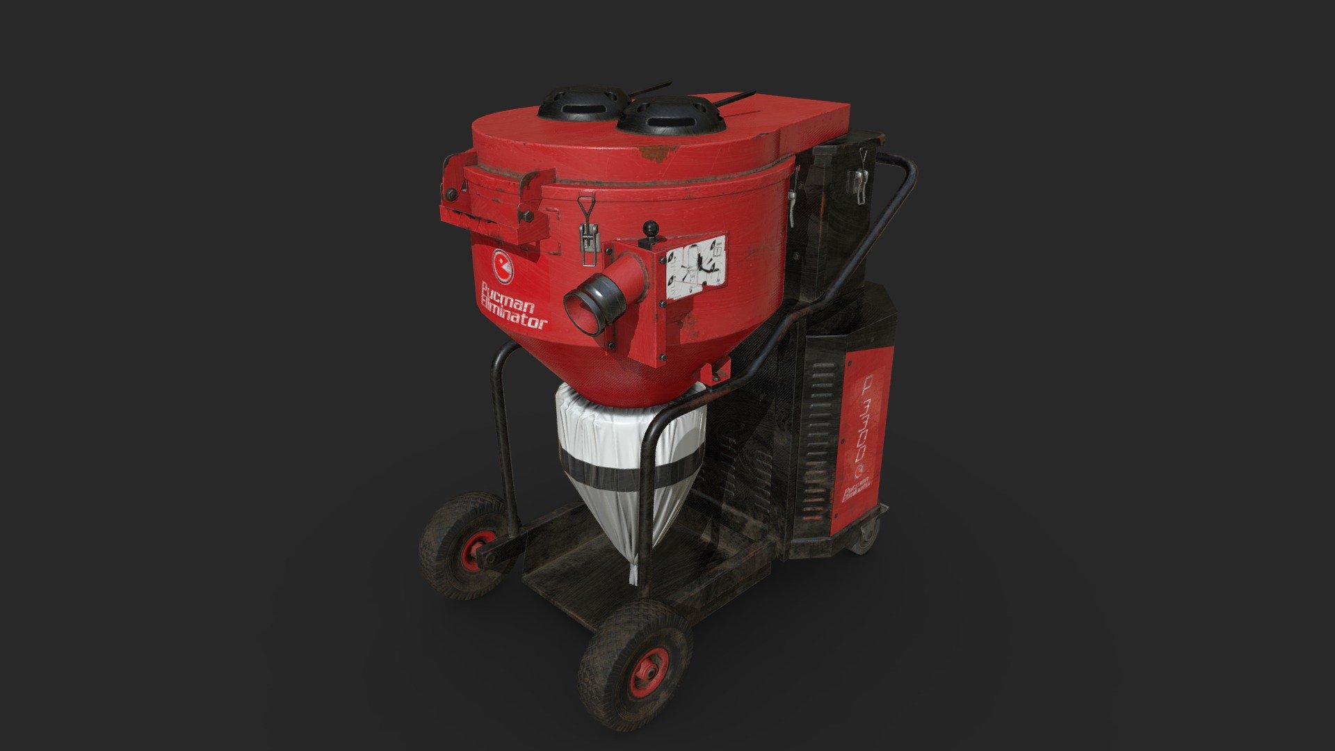 Dust extractor -- Test for a company. - 3D model by denis911 [d0d7877 ...