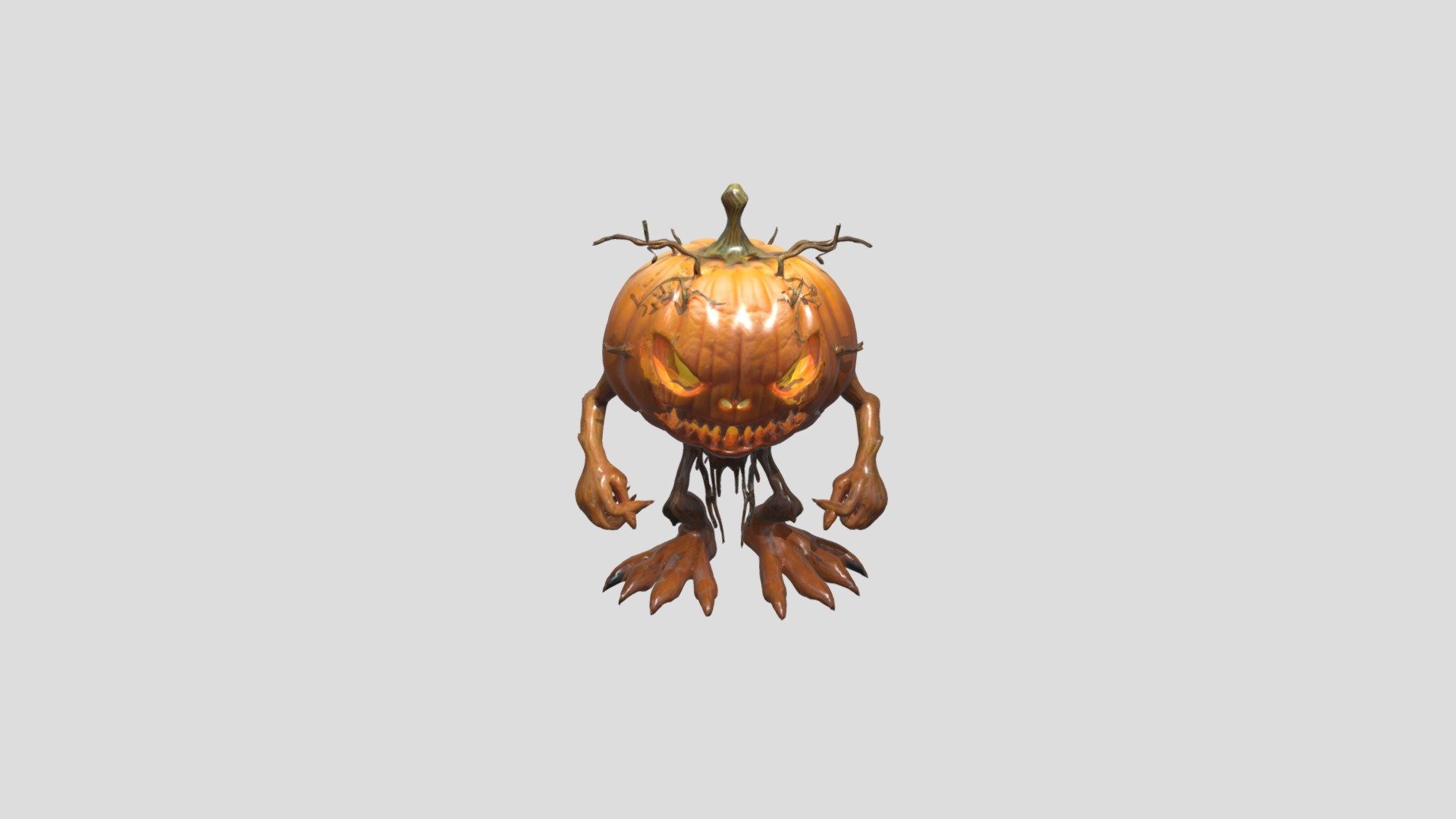 Pumpkin Monster - 3D model by AIA92 [d0d81b1] - Sketchfab