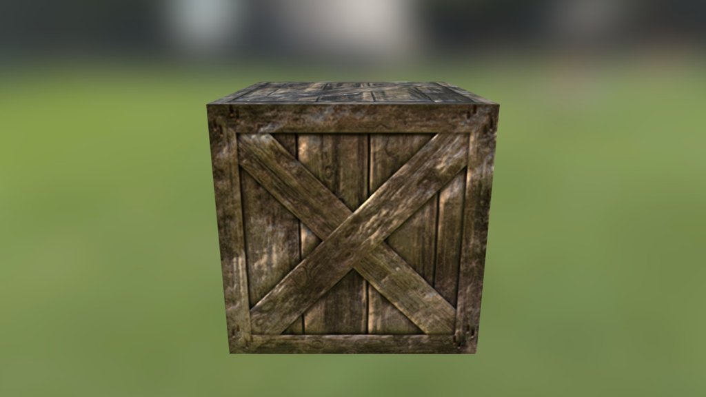 Crate - 3D model by HemanDV [d0d8b75] - Sketchfab
