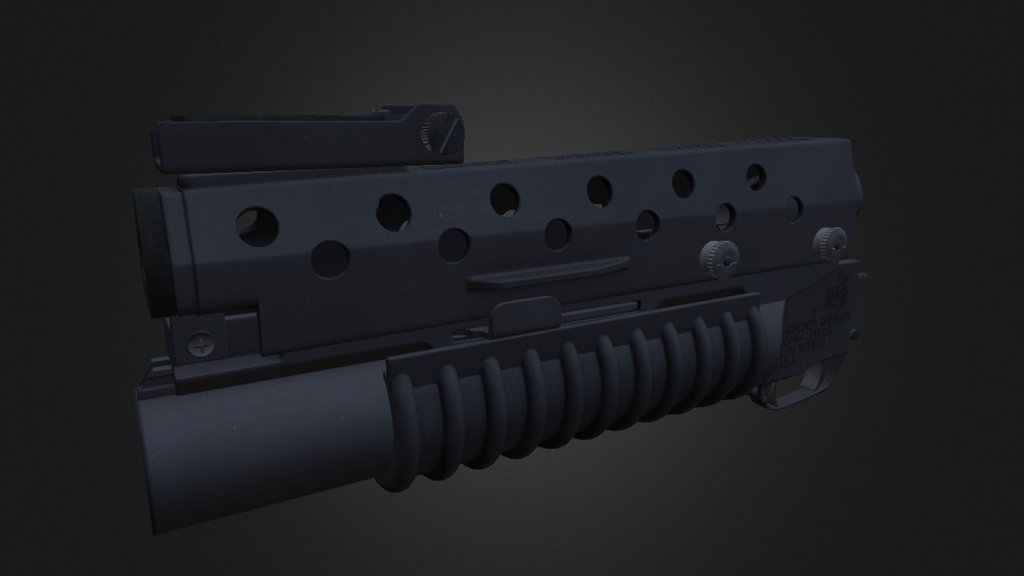 M203 Weapon2 - 3D model by 3dspline [d0db090] - Sketchfab