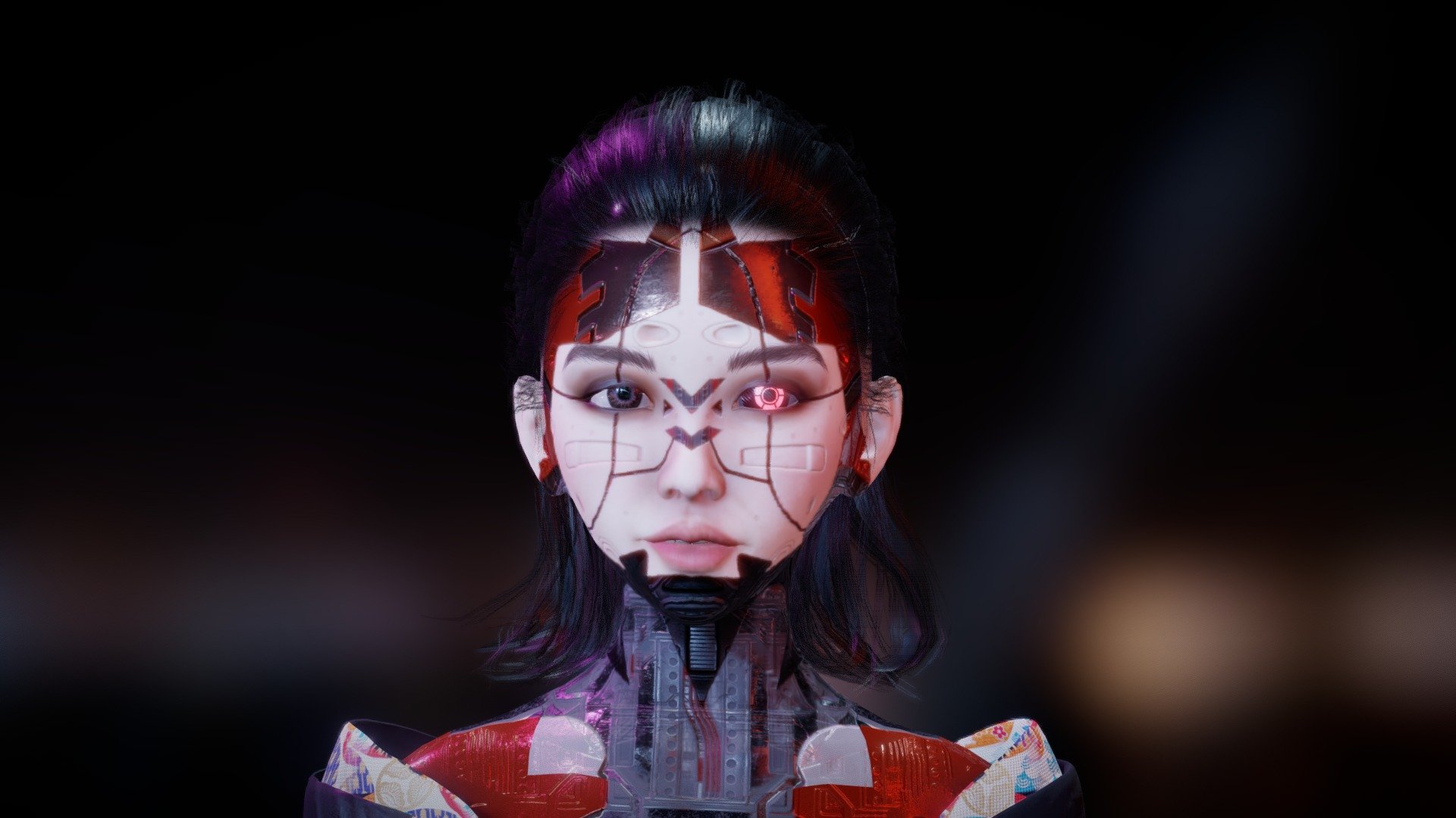 CYBER GEISHA V2 BY Oscar creativo - Buy Royalty Free 3D model by OSCAR ...
