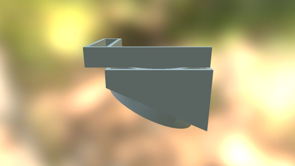 Coin Chute Connector- Lower - 3D model by Lily [d0e03ad] - Sketchfab