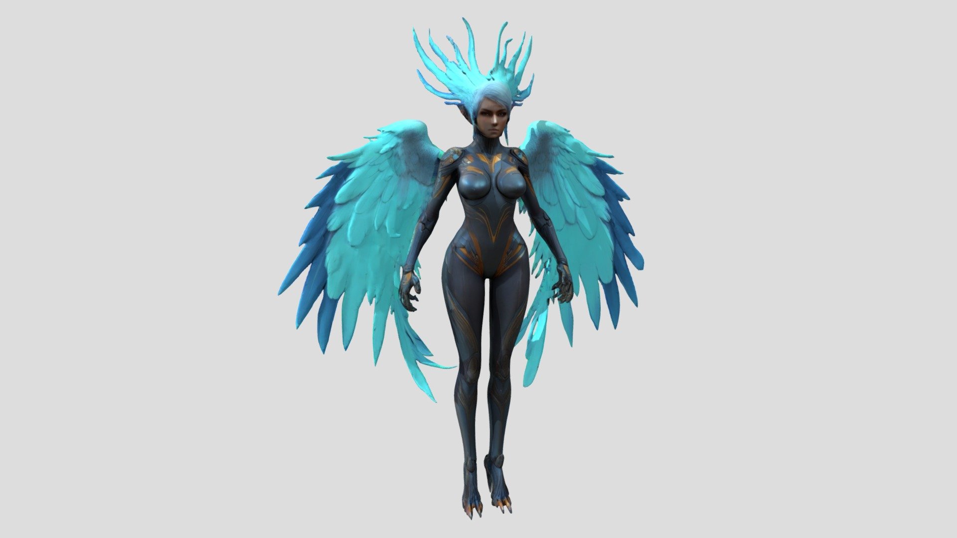 Syra Velatrix - harpy - Download Free 3D model by Brian Trepanier (@CMBC) [d0e048d] - Sketchfab