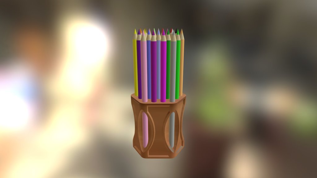 CrayonHolder24 - 3D model by kingofdubs [d0e233d] - Sketchfab