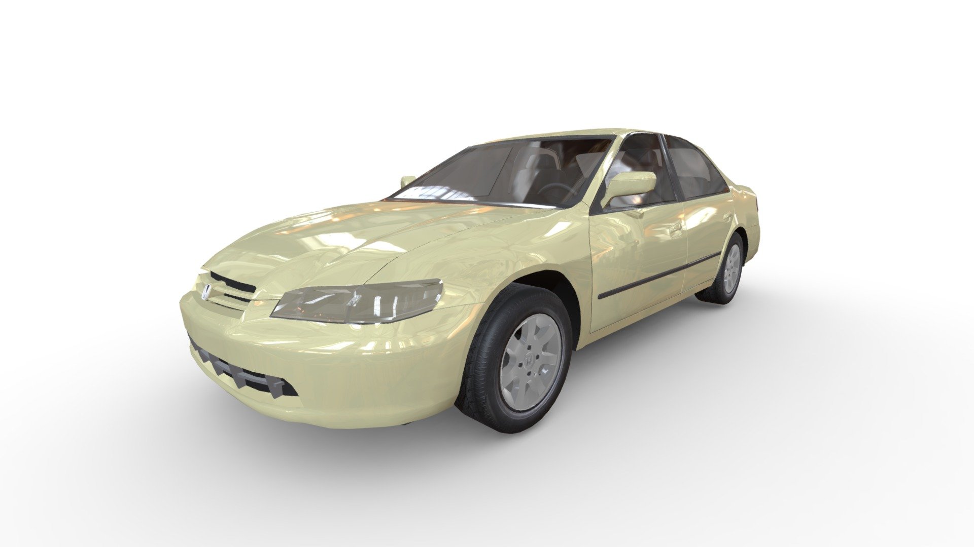 1998 Honda Accord Sedan - 3D model by Ricy (@ngon_3d) [d0e2fbb] - Sketchfab